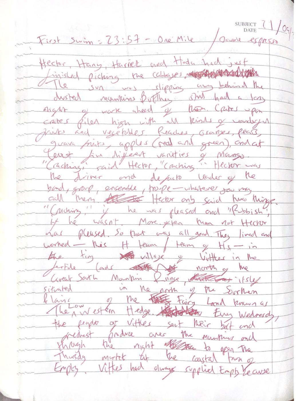 Hector, Hany, Harriet and Hoda - by James Scanlan