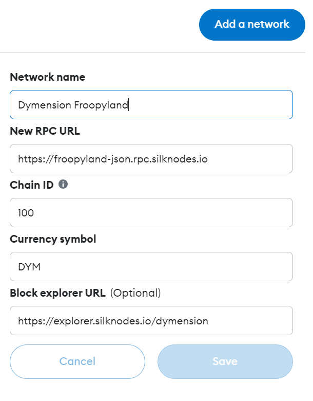 Guide for Rollapp - Dymension (Incentive Testnet)