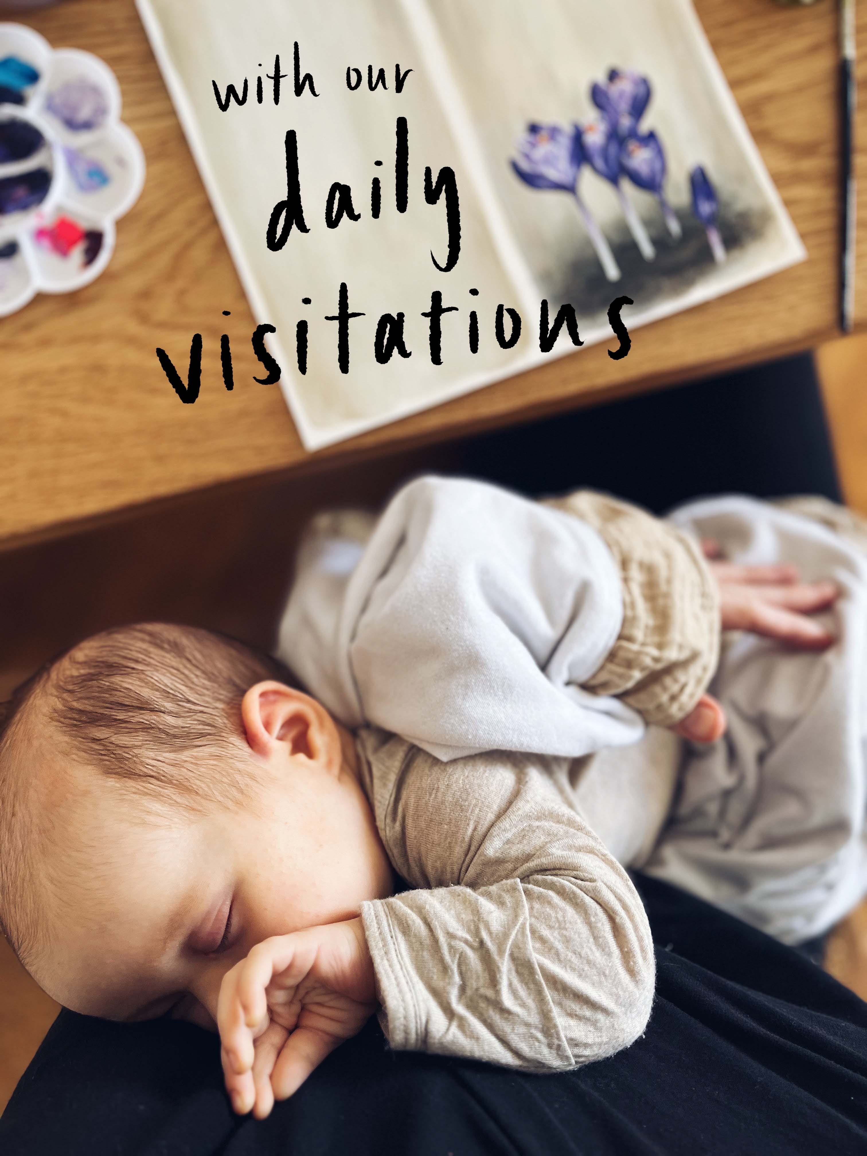 At the waiting desk - by Candace Rose Rardon