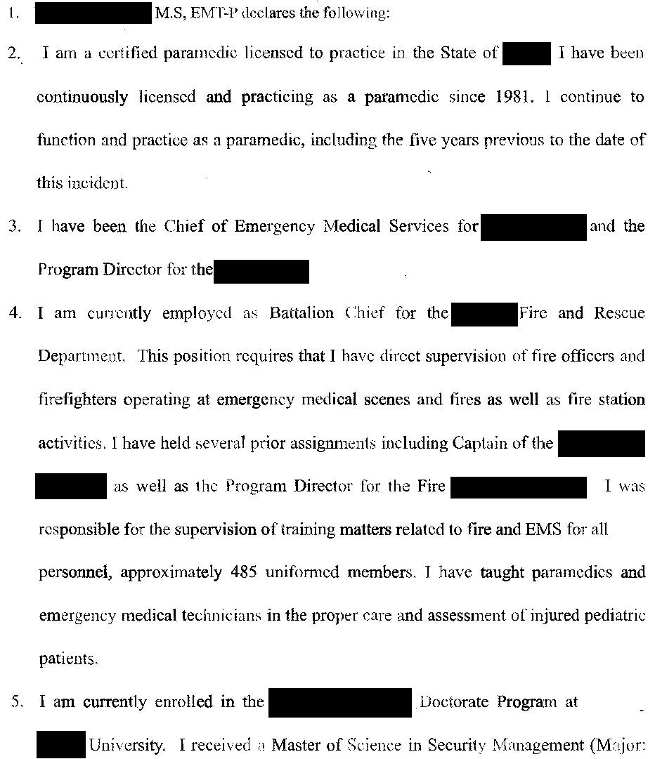 Pediatric Intubation and IO Placement by Paramedic [Compartment Syndrome]