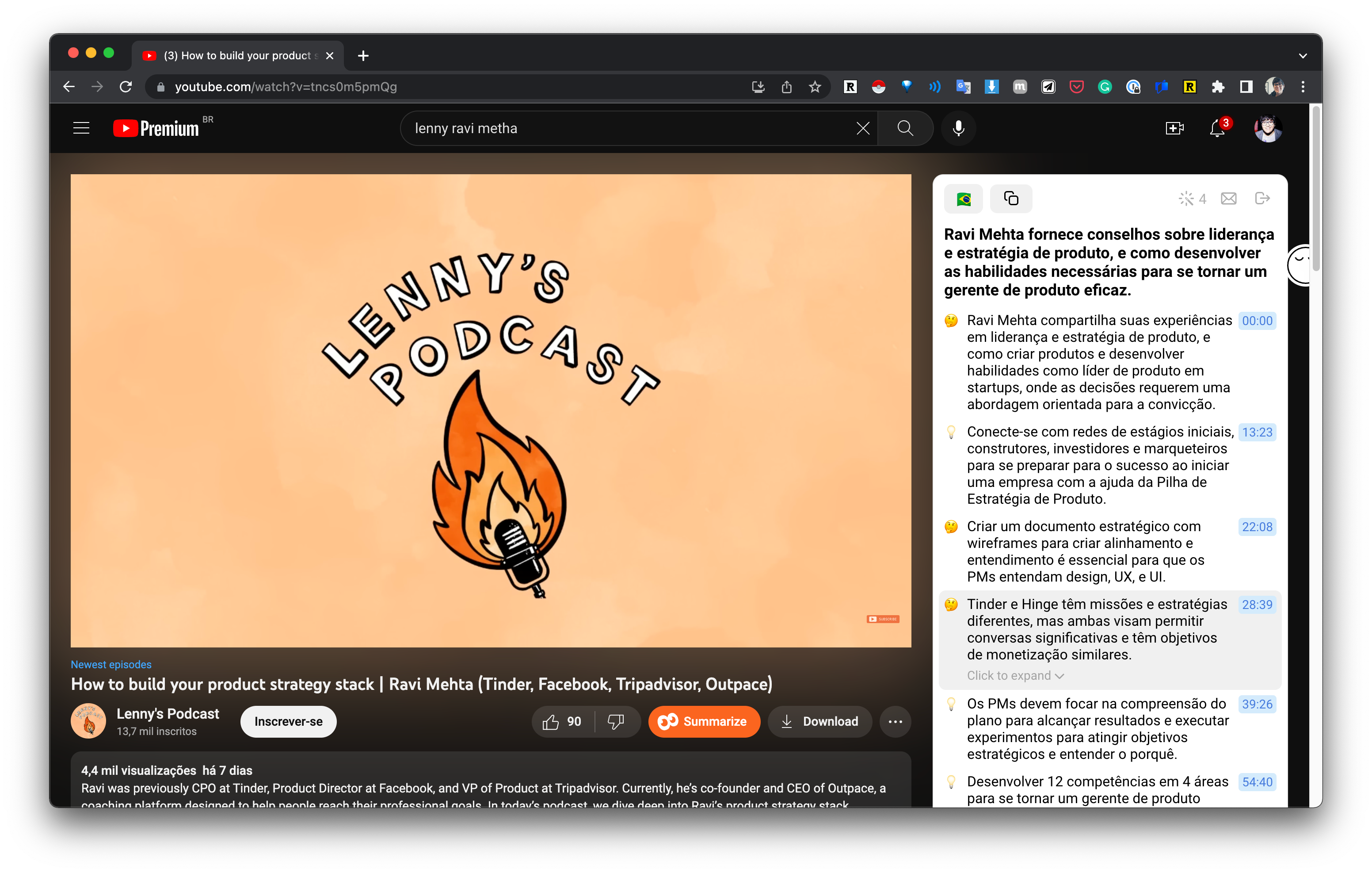 #567 – Extensão do Chrome usa IA para resumir e traduzir vídeos do YouTube automaticamente