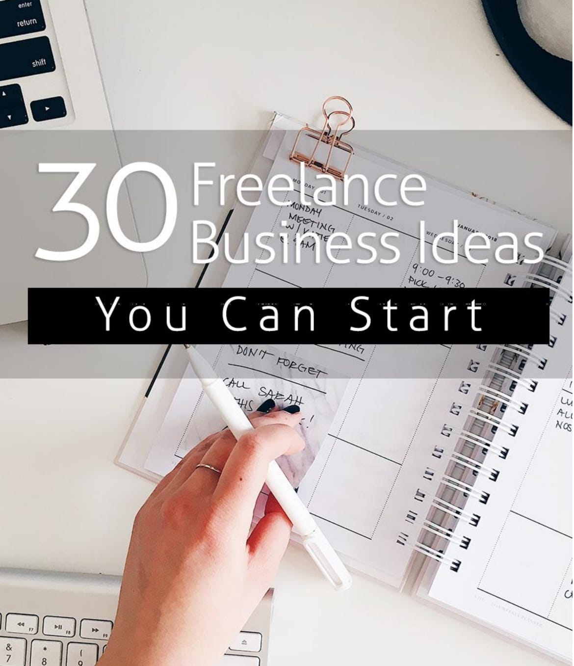 30 Freelance Business Ideas You Can Start - by Vonn J.