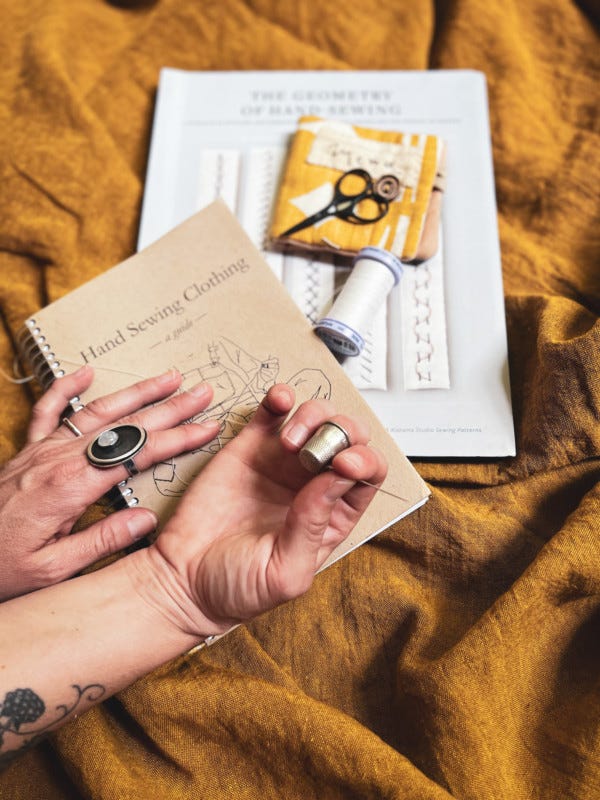 Why (and how) to hand sew your clothes - by Meg McElwee