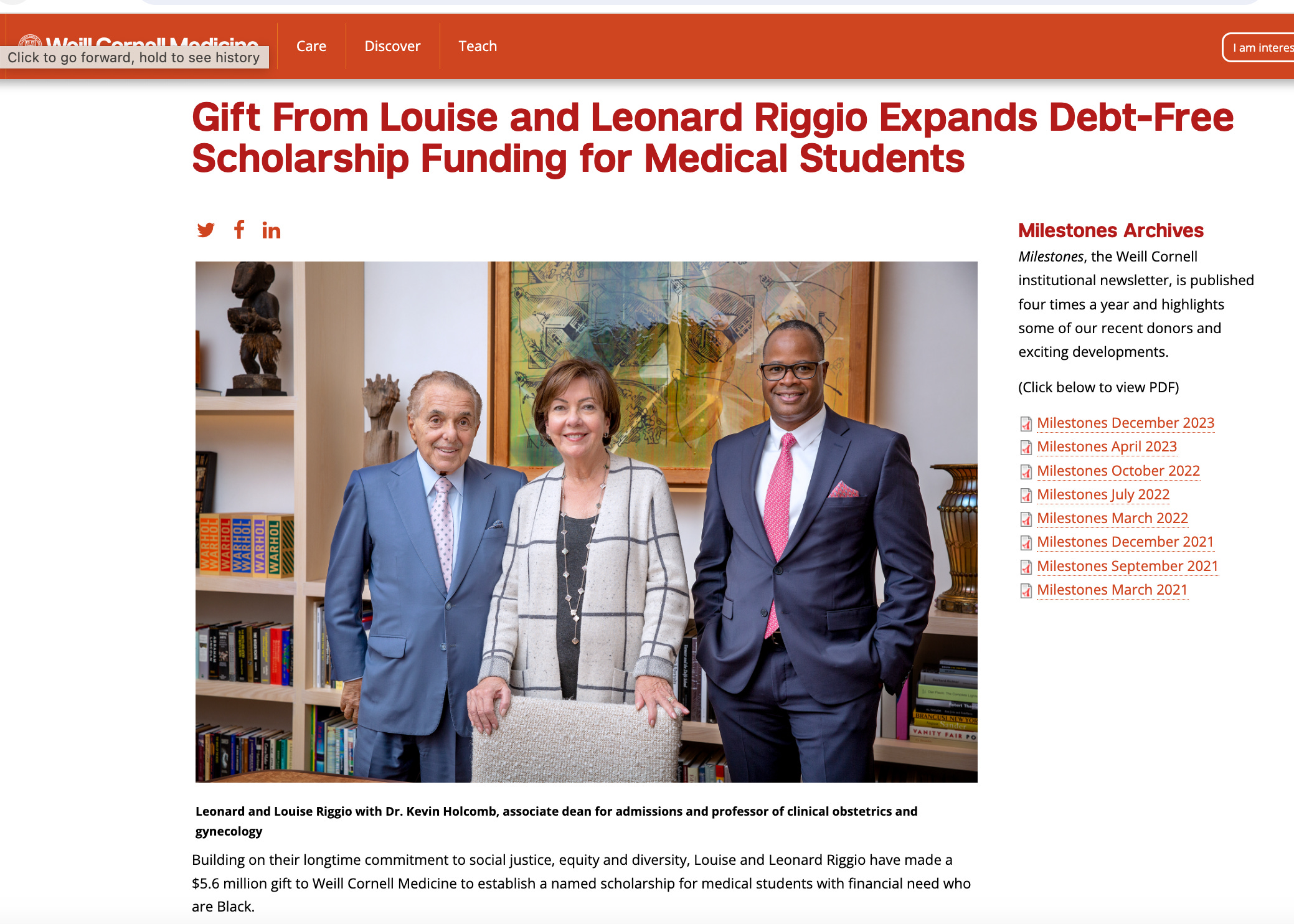 Upper Class Twits Of The Year: Louise and Leonard Riggio