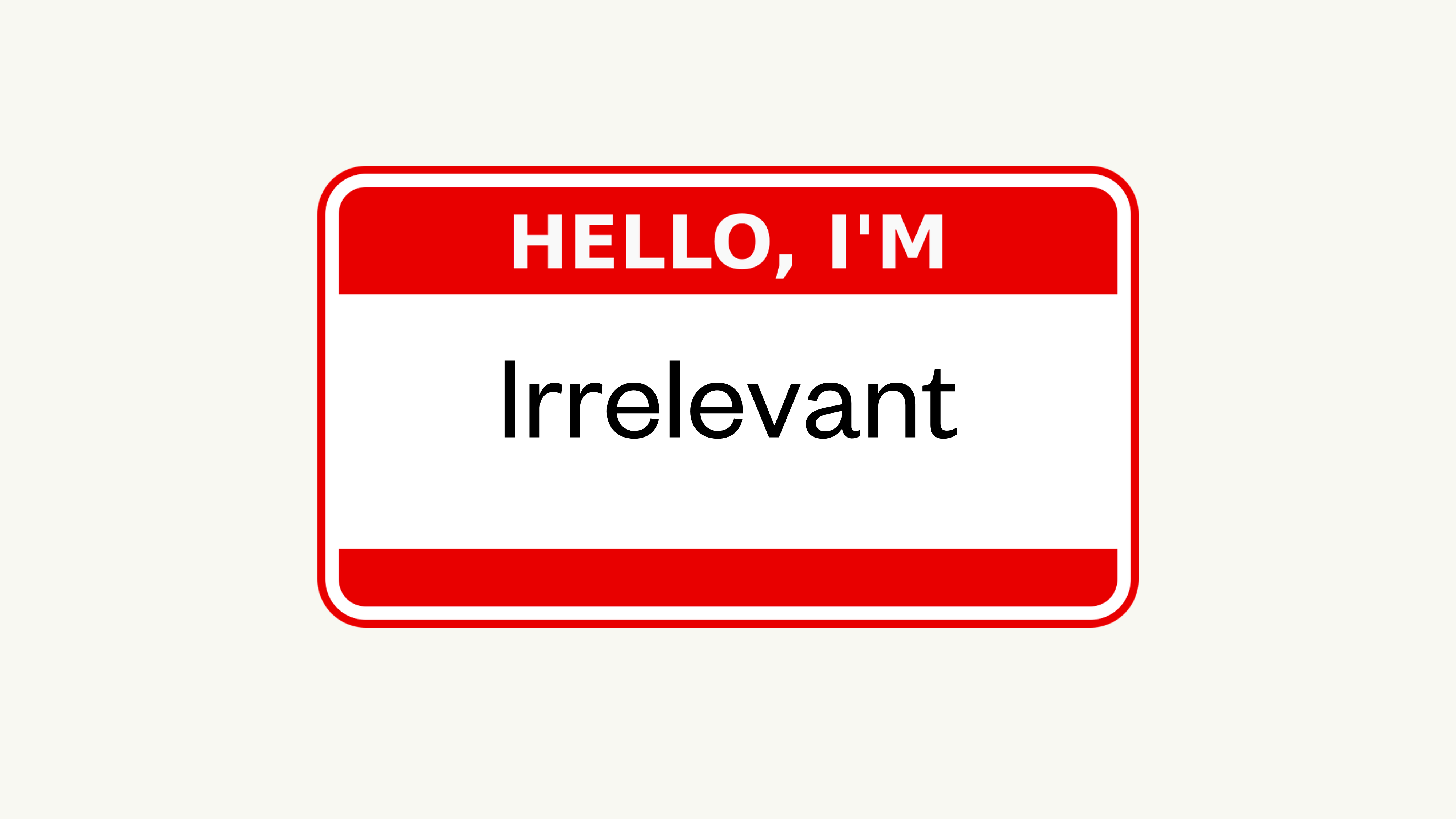 Am I becoming irrelevant? - by Rachel Botsman