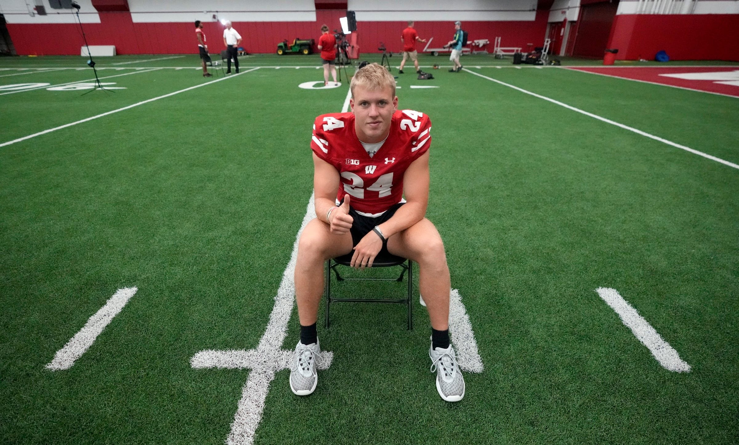 Hunter Wohler Receives High Praise from Wisconsin Coaching Staff