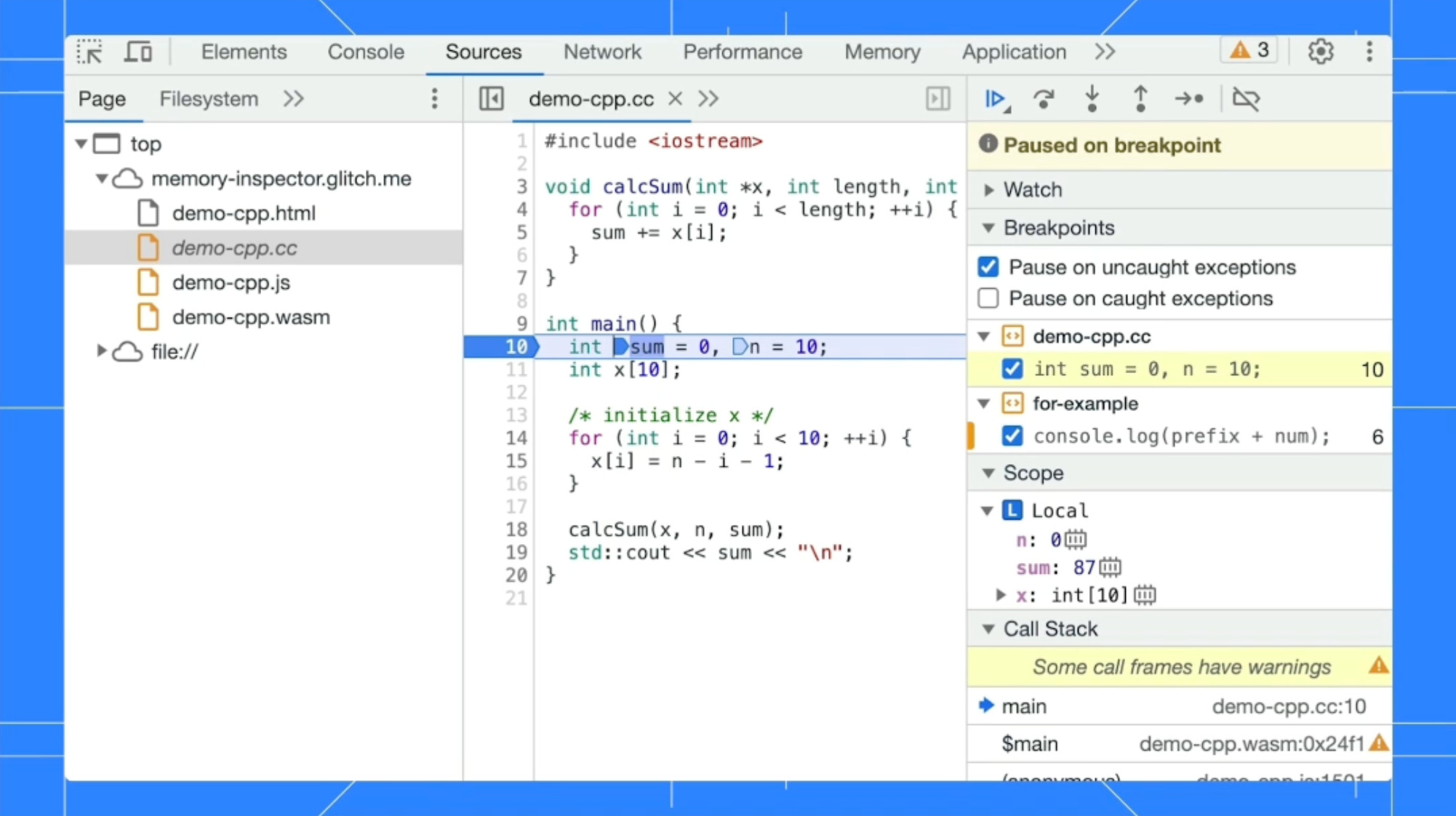 Debug WebAssembly with Chrome DevTools - by Jecelyn Yeen