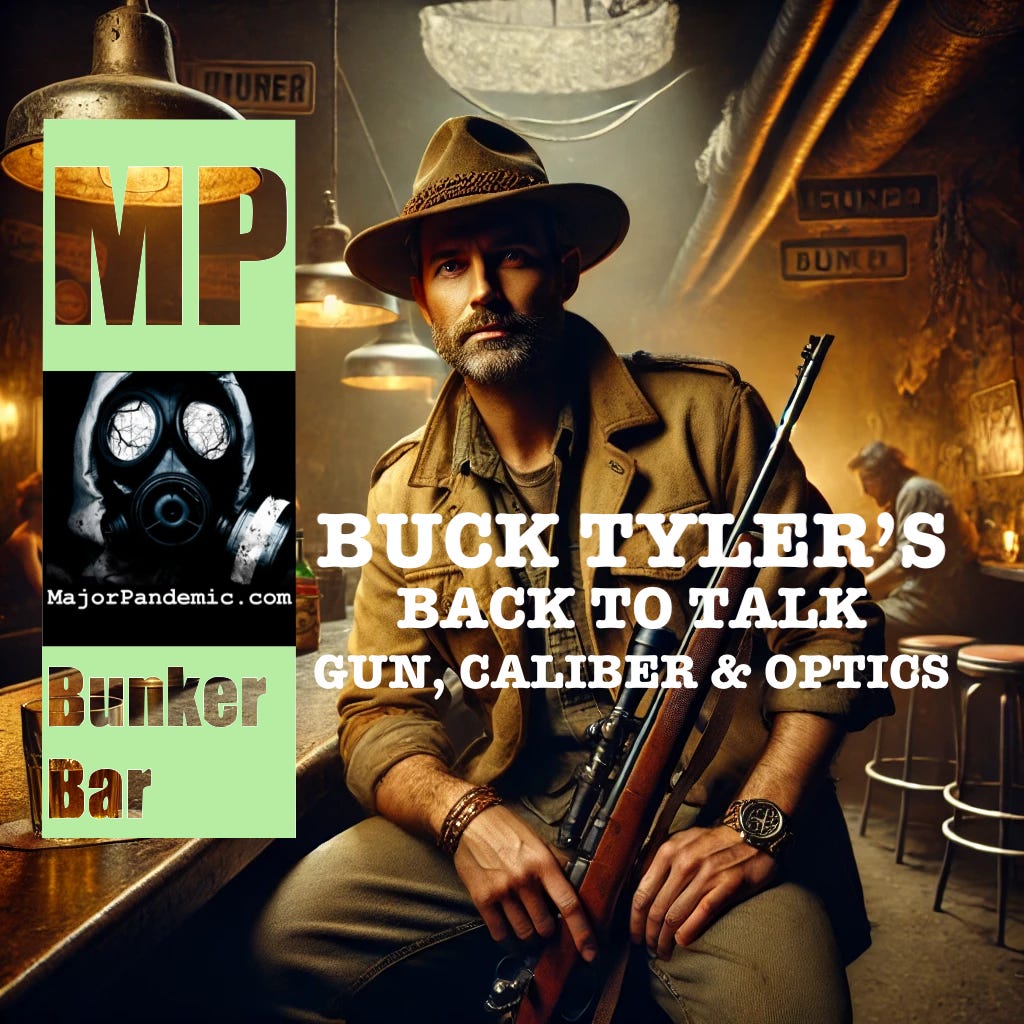Buck Tyler's Back Talking Gun, Caliber, & Optics selection for Deer Hunting