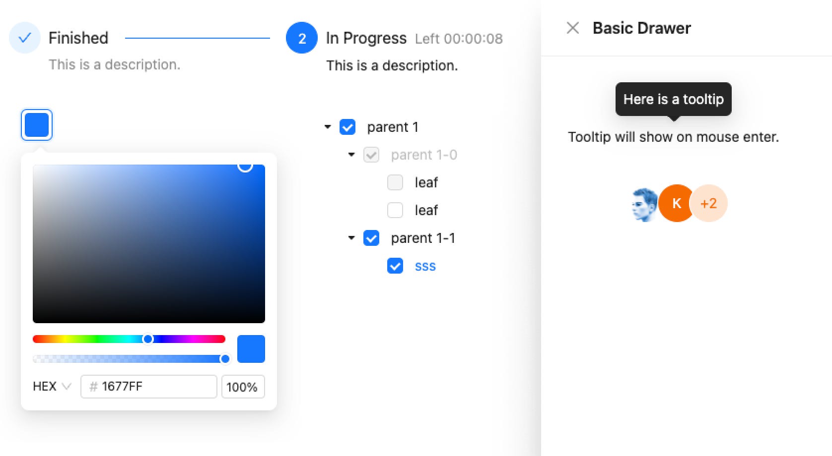 New in Plasmic: more built-in components, element actions, and project issues reporting
