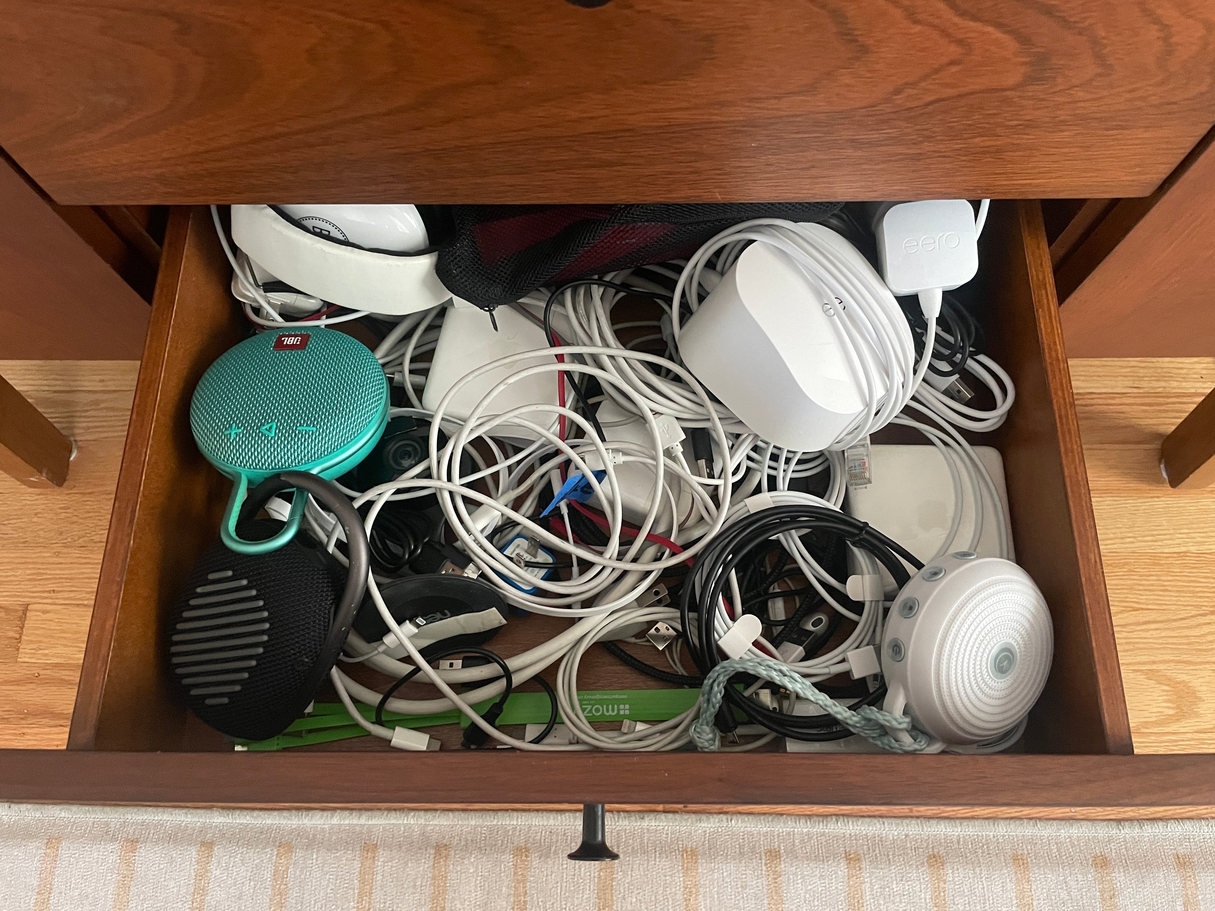 7 steps to organized cords & cables