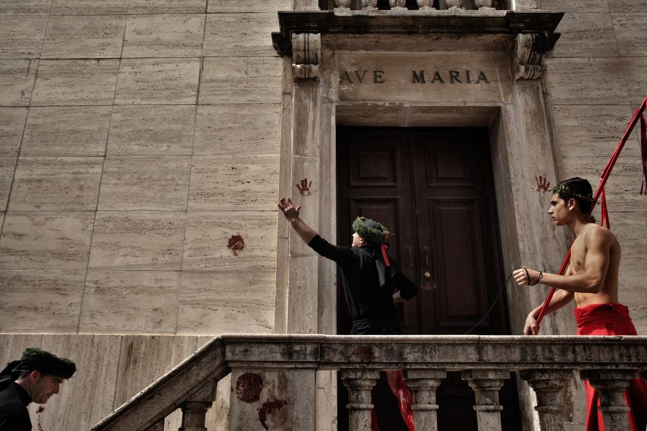 Beating and Bleeding for Christ - by Andrea de Franciscis