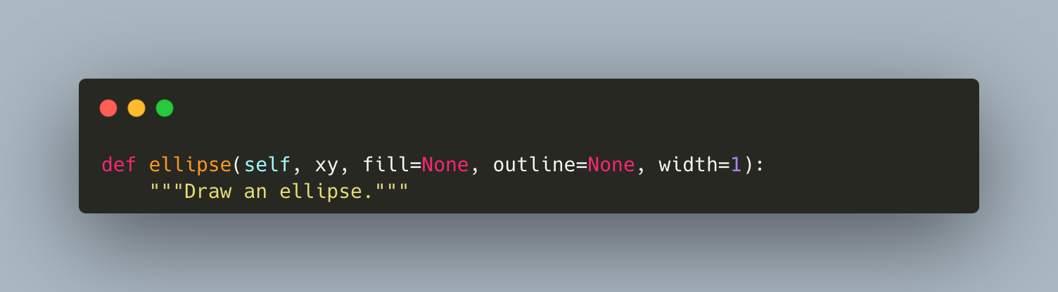 How To Draw An Ellipse In Python