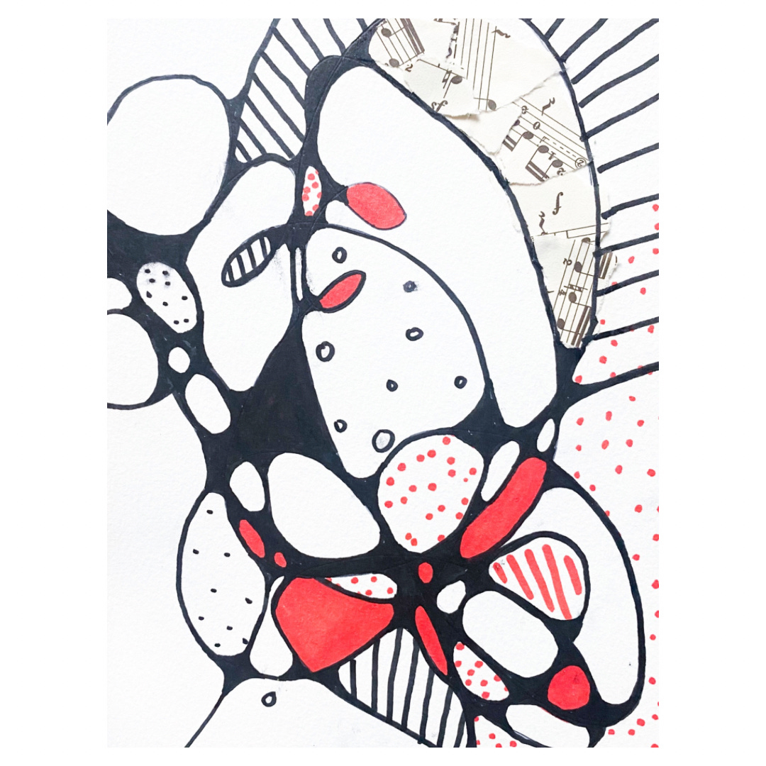 Neurographic-ish Art Prompt - Art Your Grief Substack