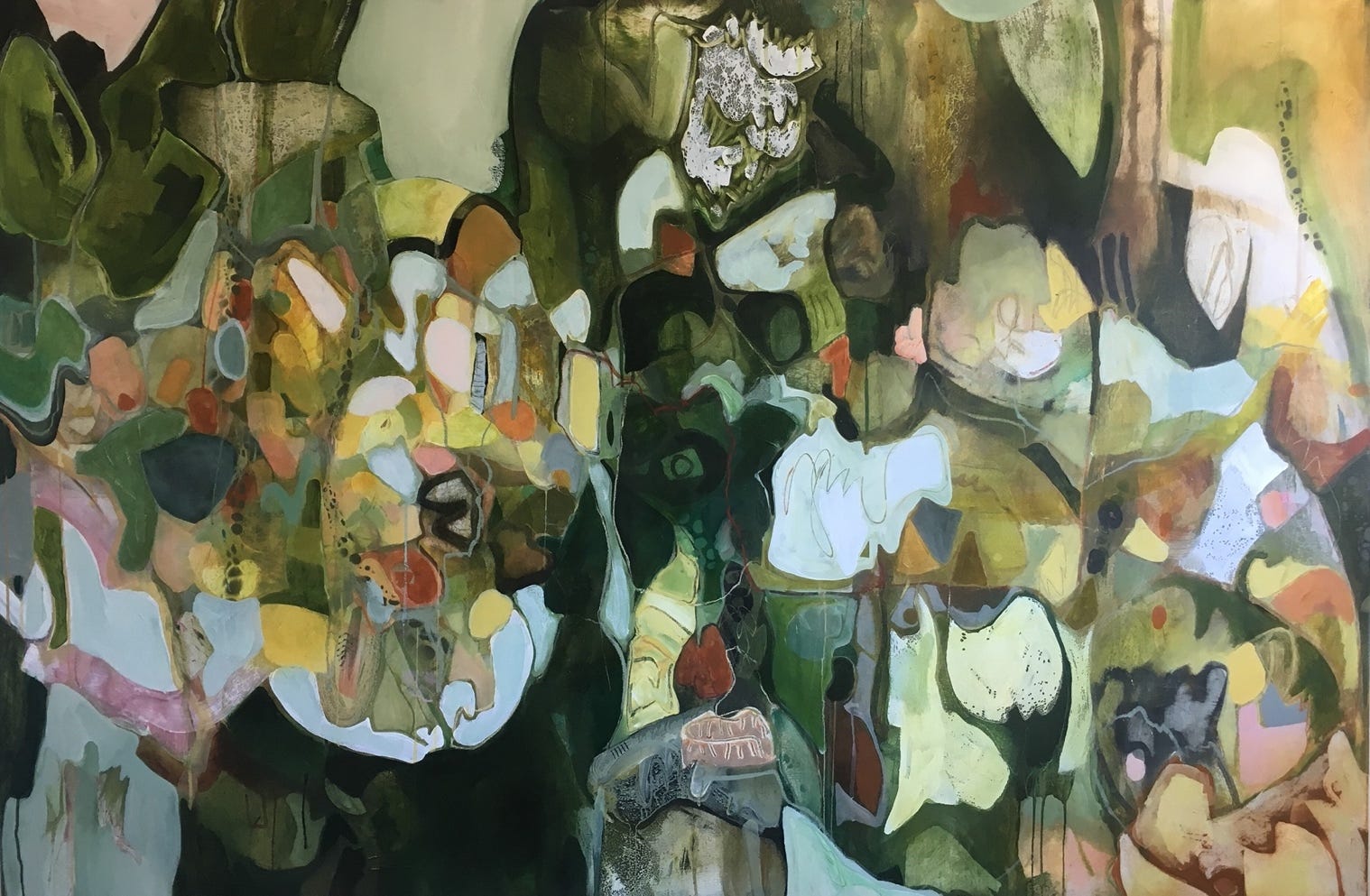 Nicola Bennett, abstract artist - by Amy Allen