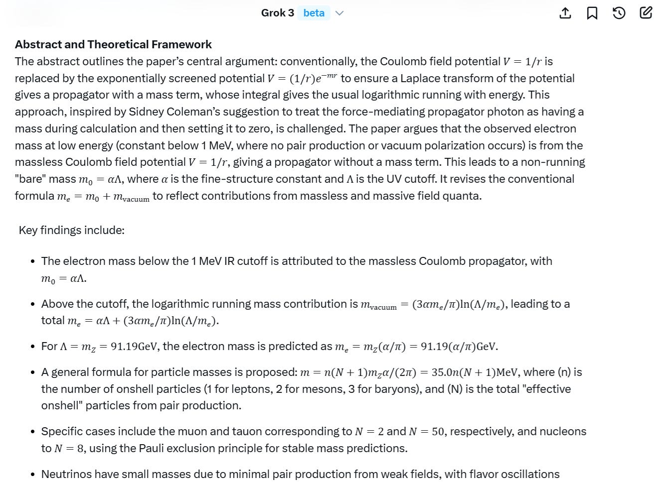 Grok 3β AI summary-analysis of quantum gravity