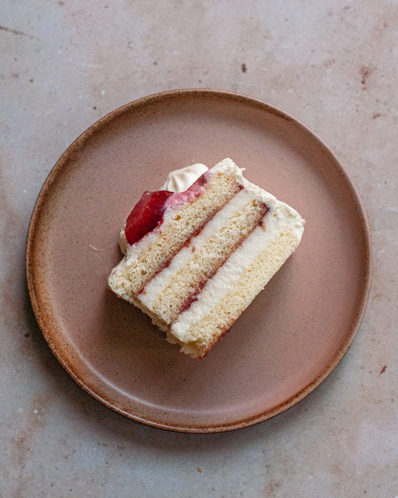 Square Sponge Slab Cake - by Ruth Tam - Cook Til Delicious