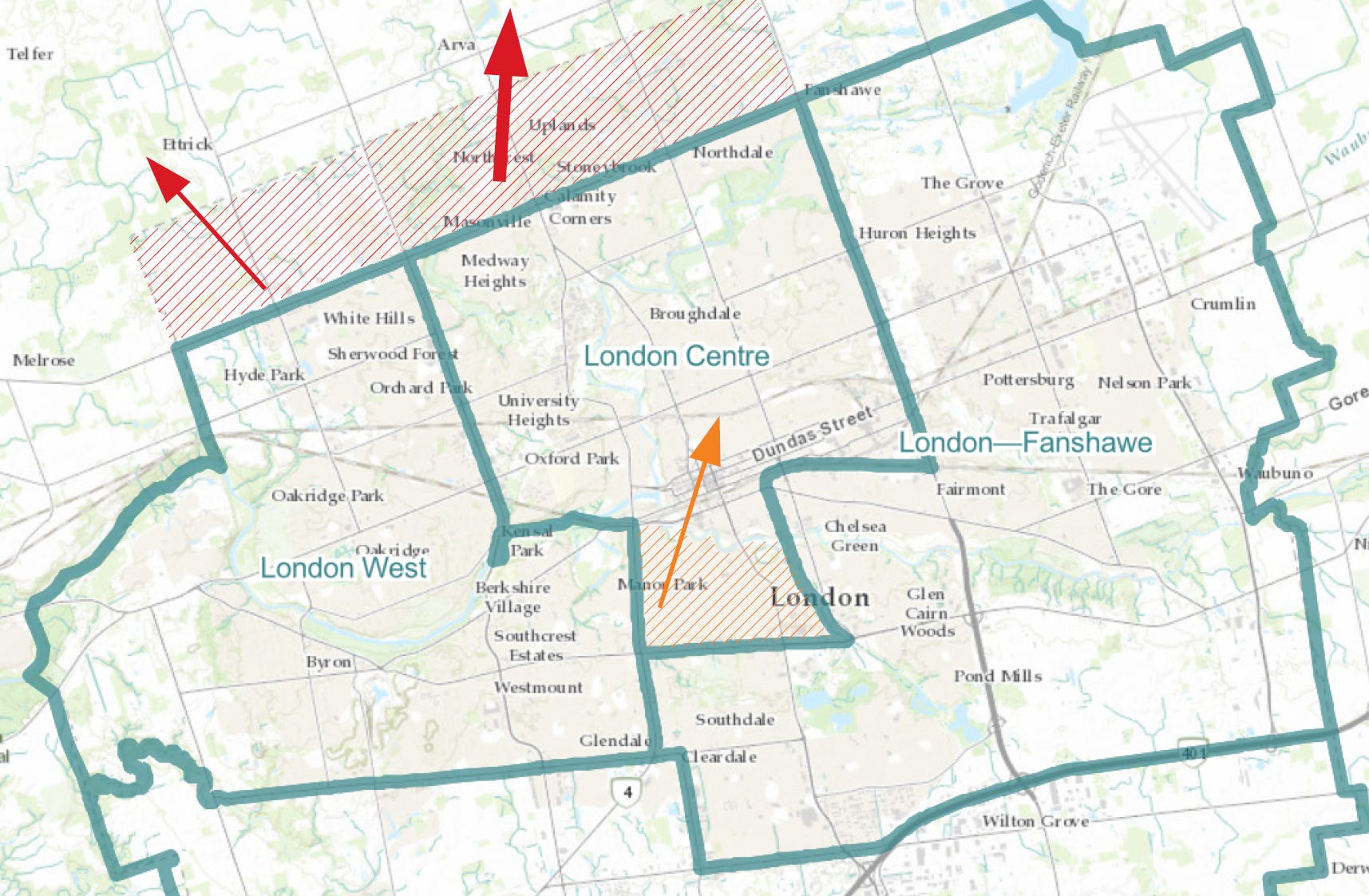 Liberals lose out in new map for Ontario's regions