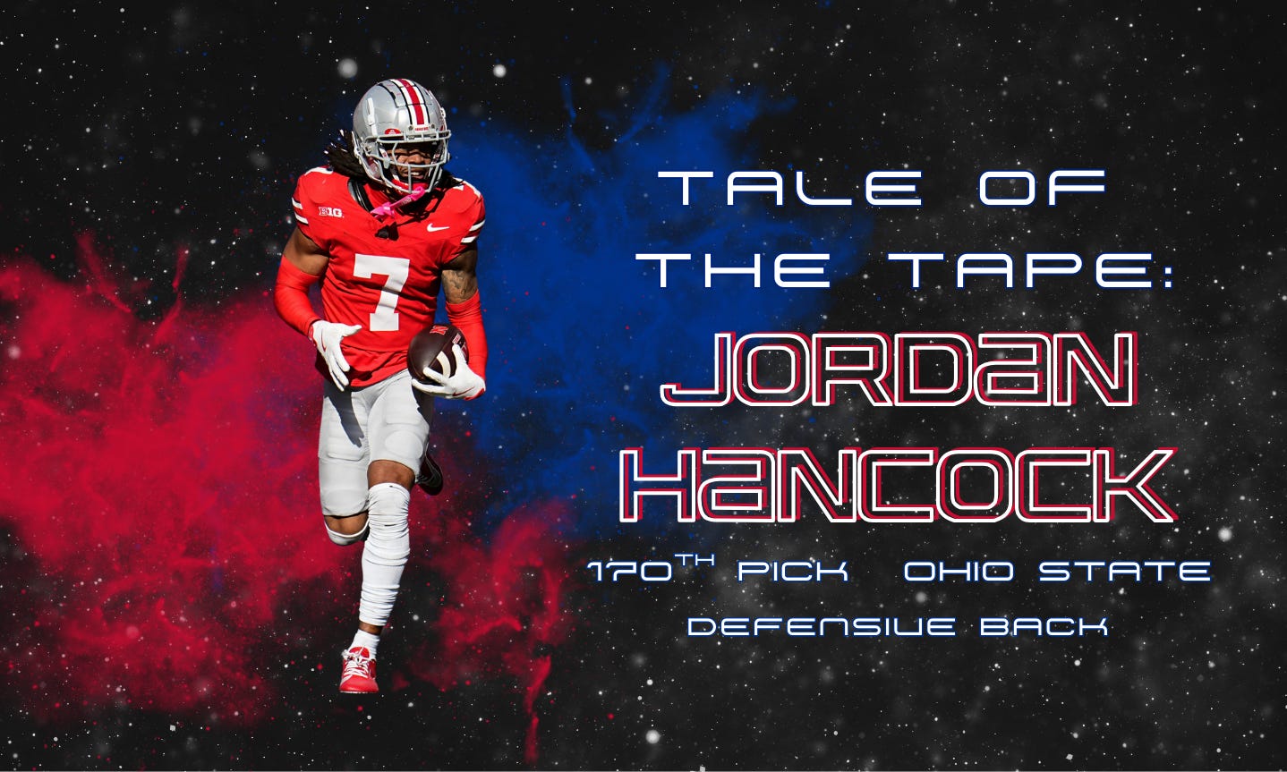 Tale of the Tape: Jordan Hancock - by Joe Marino