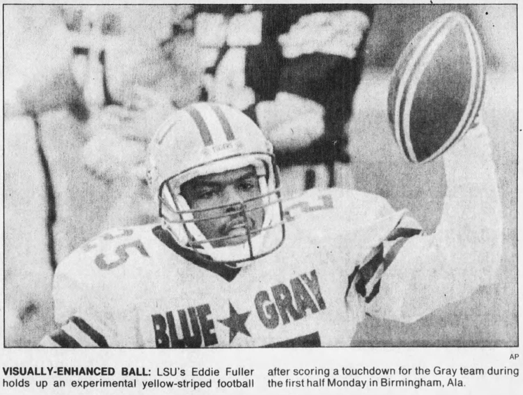 Charlie Finley and his Visually and Grip Enhanced Footballs