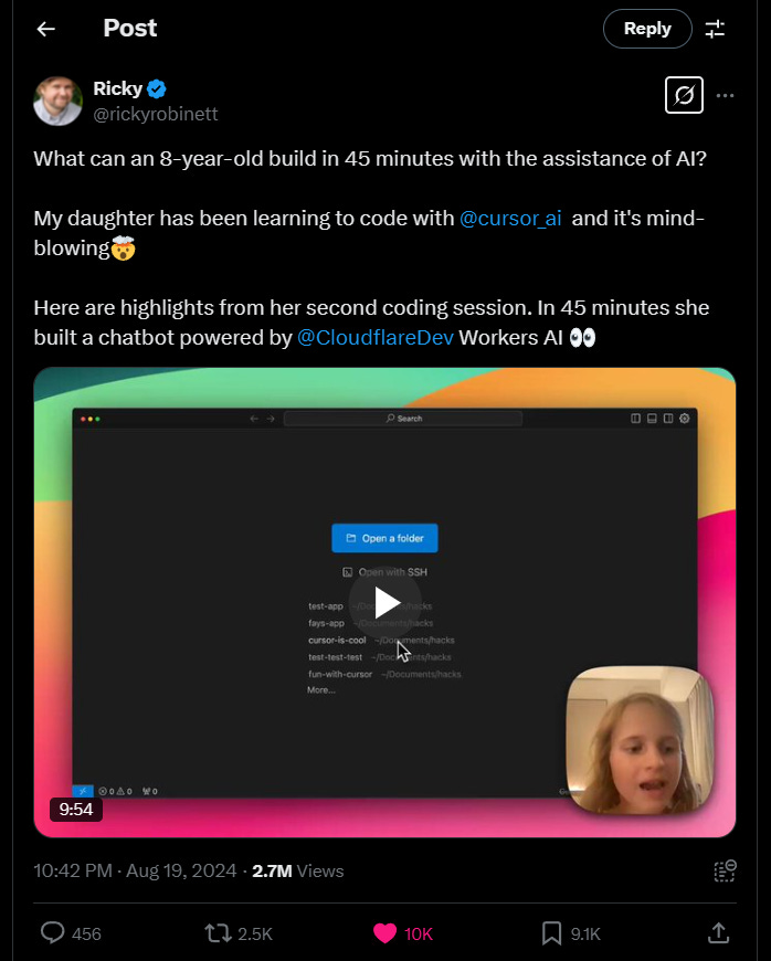 Cursor: $1M to $100M ARR in 12 Months - by The Startup Guy