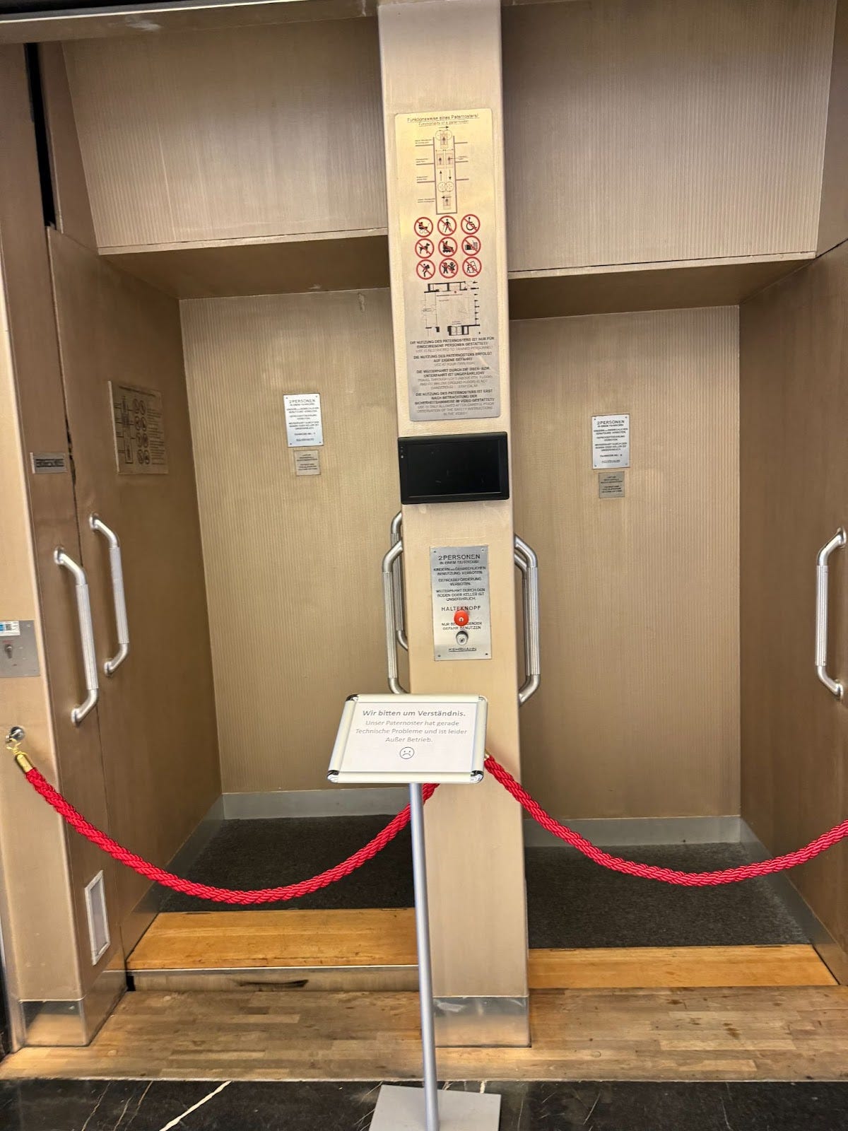 The Paternoster Elevators Edition - by Guest Contributor