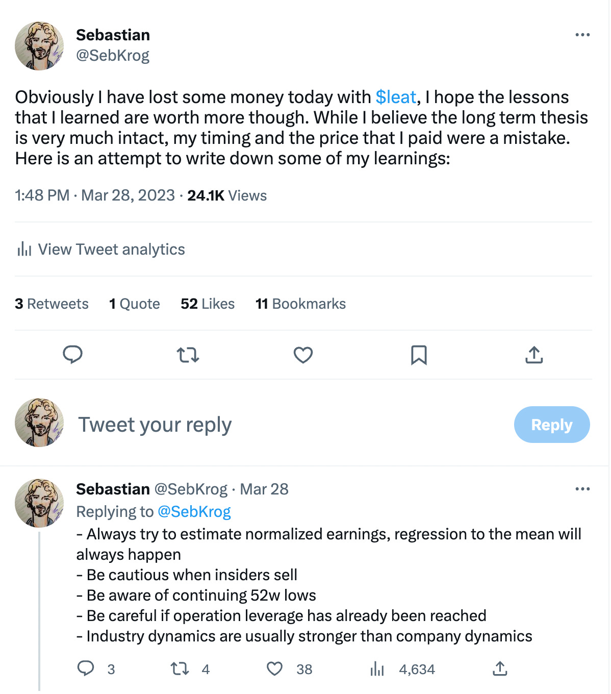 Portfolio Update Q1 2023 - by Sebastian - Treasure Hunting