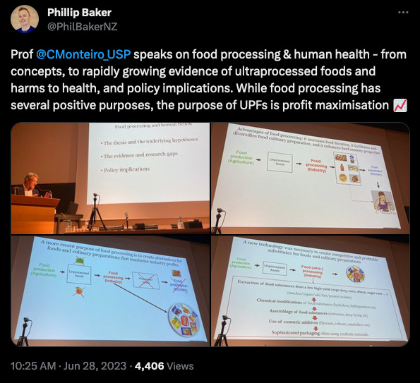 The 'science' of ultra-processed food