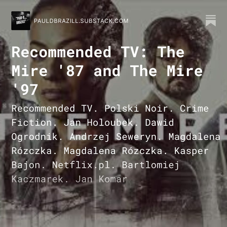 Recommended TV: The Mire '87 and The Mire '97