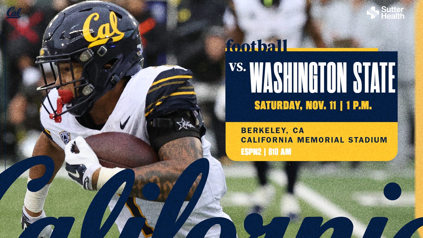How to Watch Cal v. Washington State College Football: Live Stream and ...