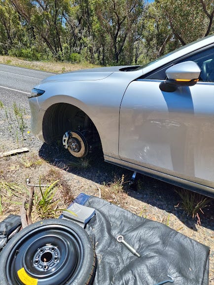 Zen and the art of car tyre change - by Tyagarajan S