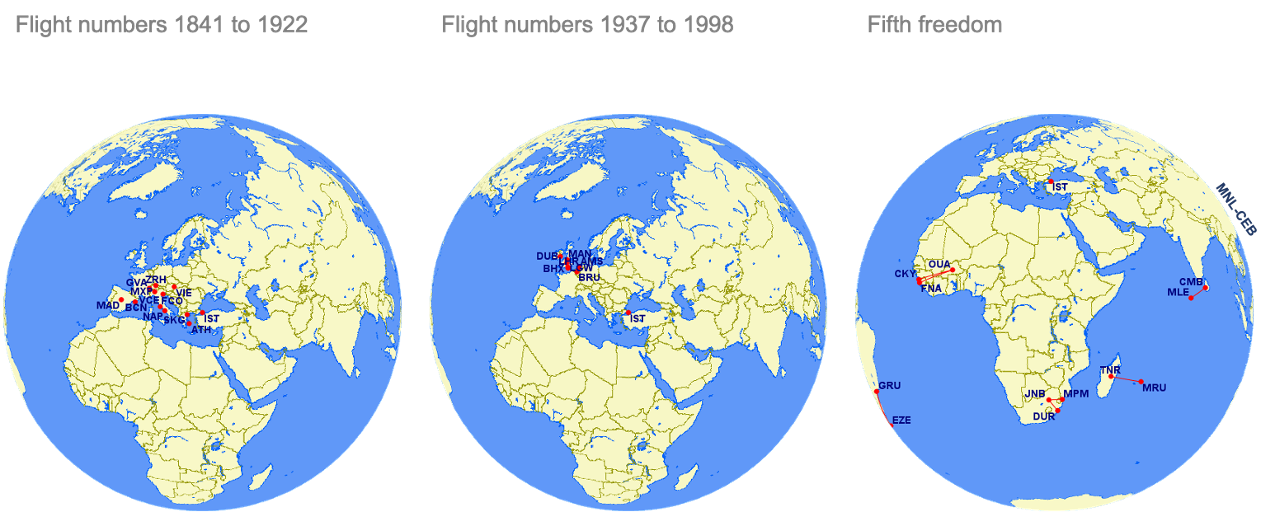 ME3 in Maps - by Oliver Ranson - Airline Revenue Economics