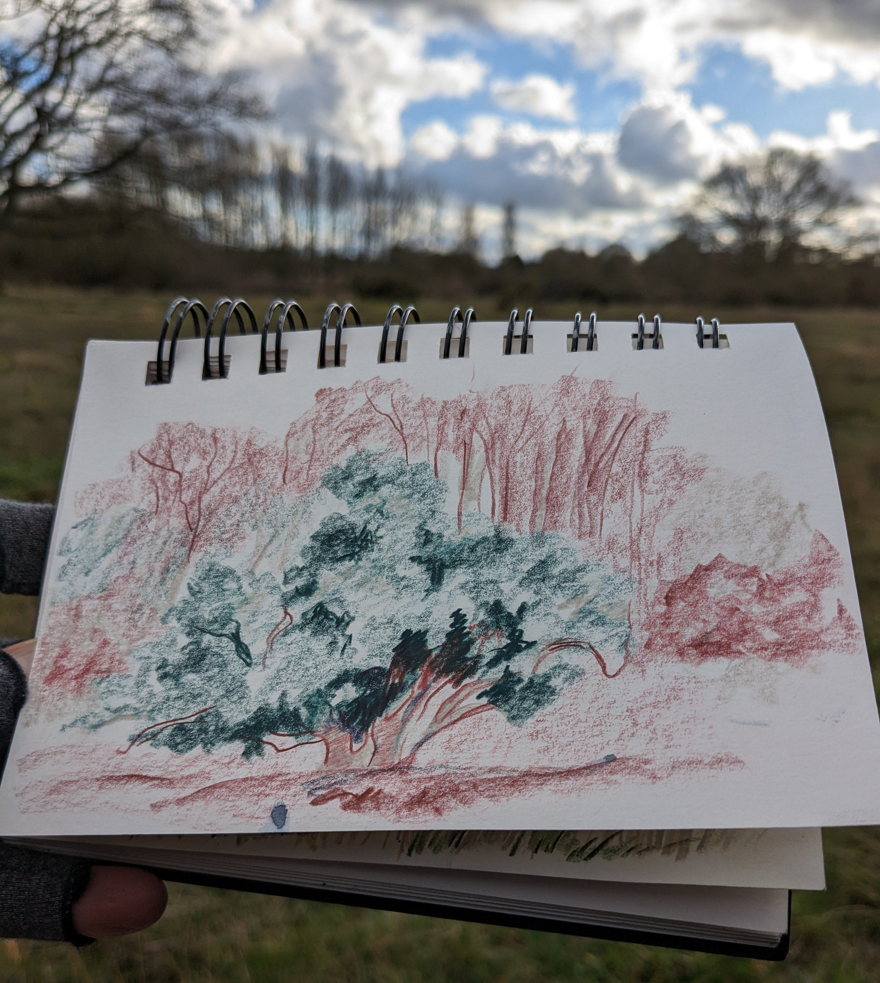 Making your mark - by Deborah Vass - still sketching