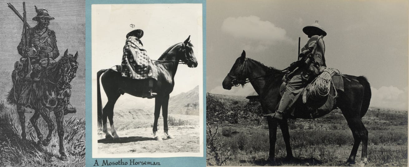 A history of Horses in the southern half of Africa ca. 1498-1900.