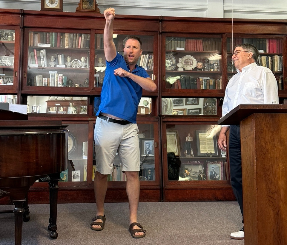 Fighting on for a Cottey College fight song