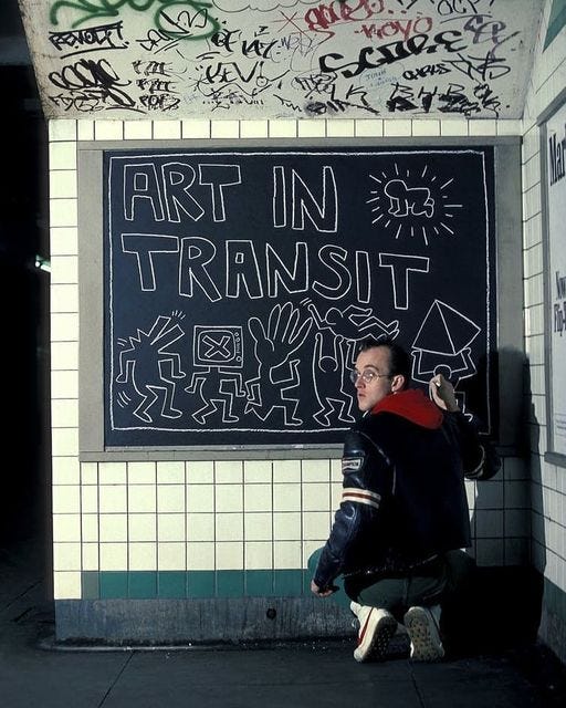 Keith Haring's Street Notes - by Jillian Hess - Noted