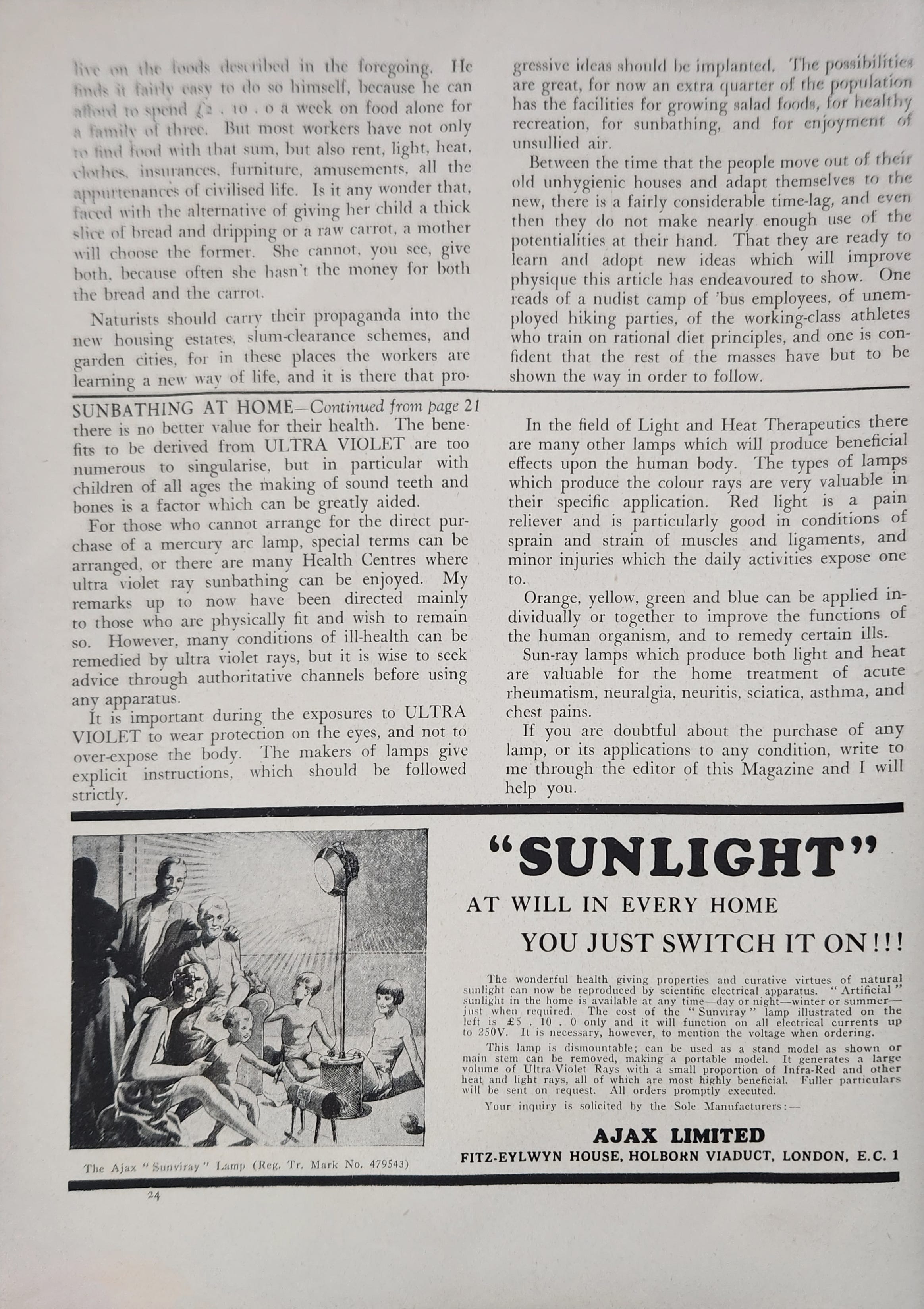 The Naturist Vol. 1 No. 1 December 1937 - Nudistory