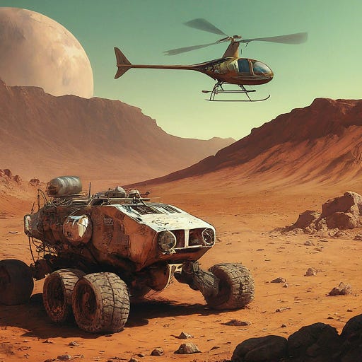The Martian Castaway - by Nick Felker