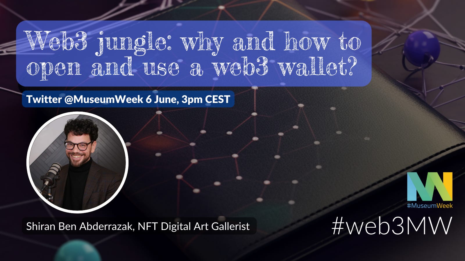 Exclusive Talks on Web3 & Culture and AI & Culture during MuseumWeek 2023