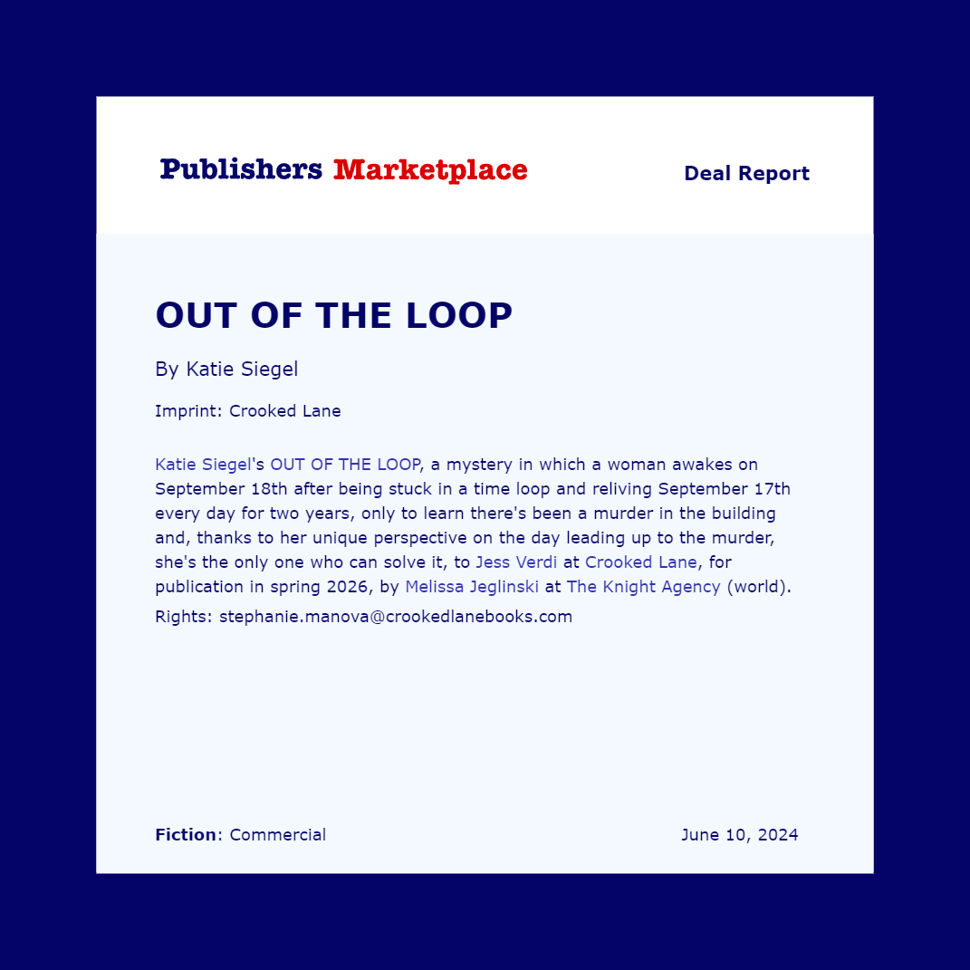 Keeping you in the loop - by Katie Siegel - Katie's Nest