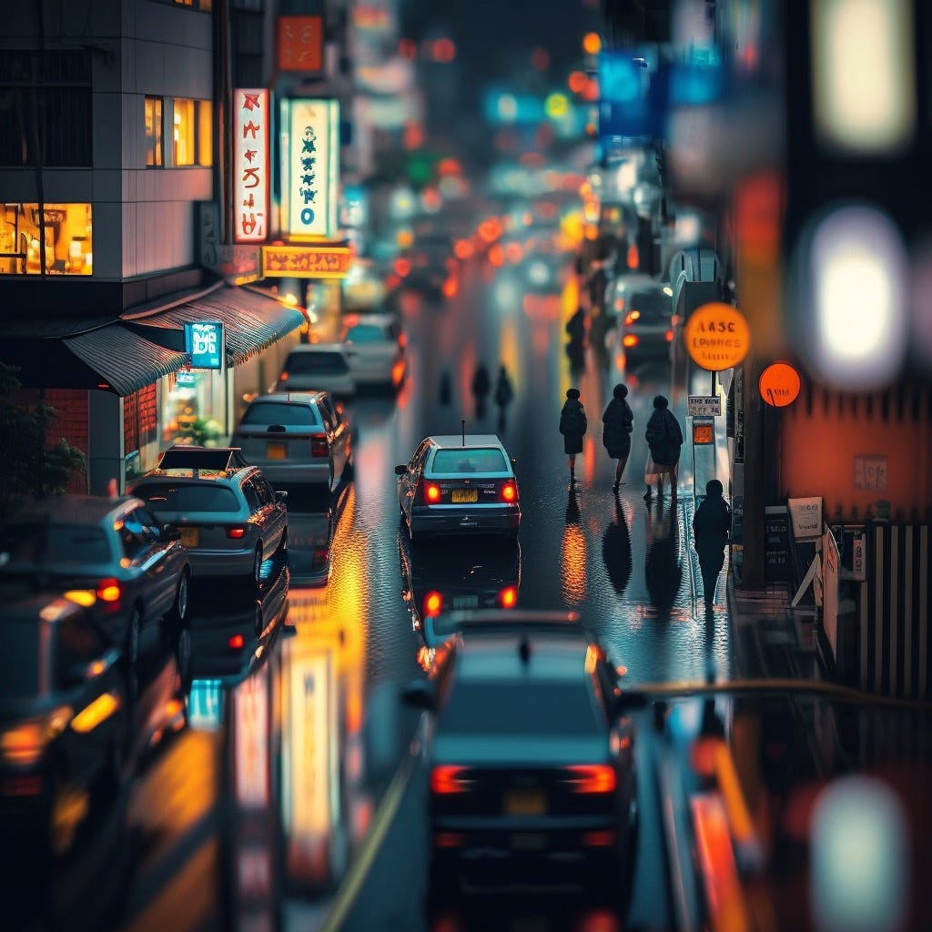 Small Things - Model Cities - by Andy Wood - AI Art Daily