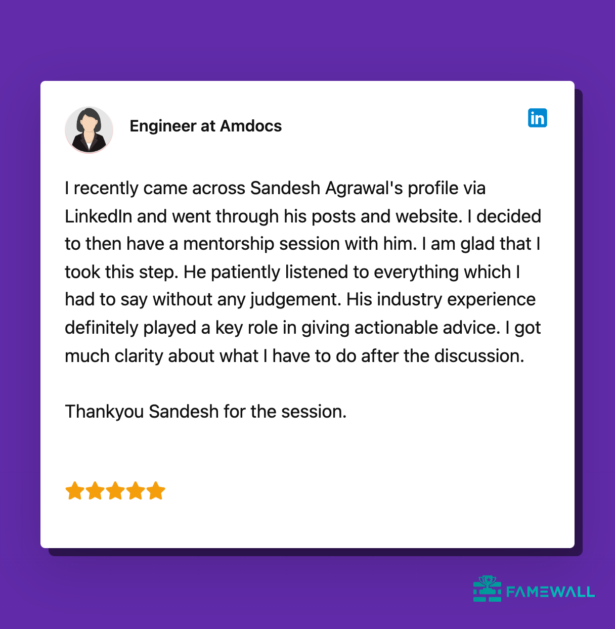 Schedule a Career Guidance Talk - by Sandesh Agrawal