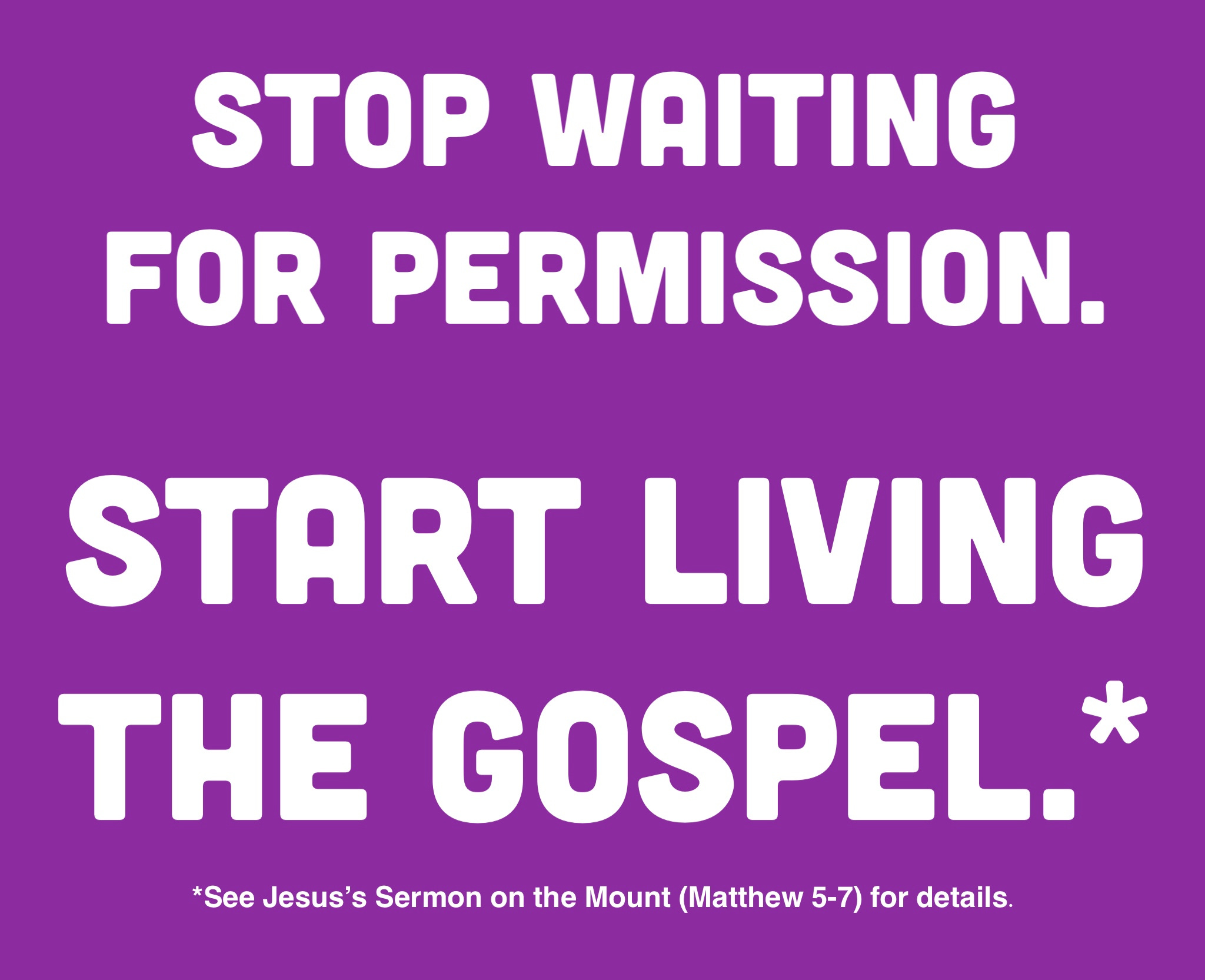 Waiting for Permission? - by The Hermit’s Way