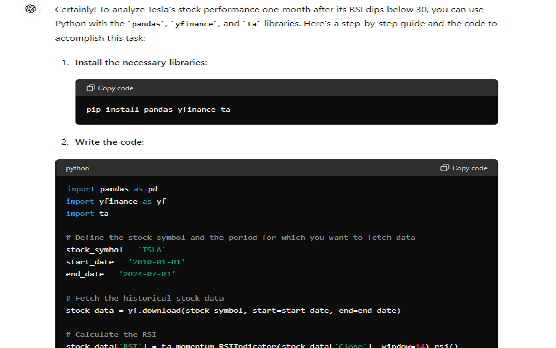 How To Use ChatGPT To Analyze A Stock