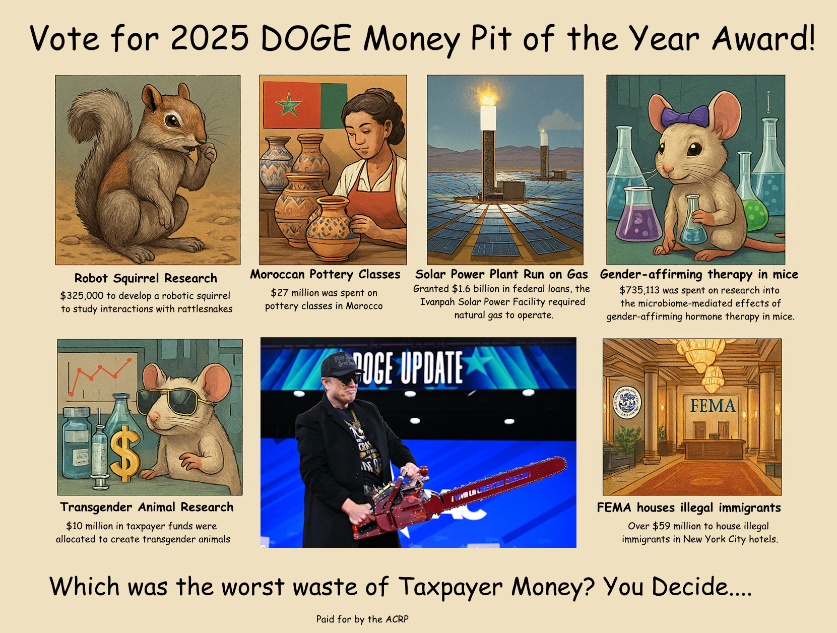 THE 2025 DOGE AWARD - ACRP’s Substack