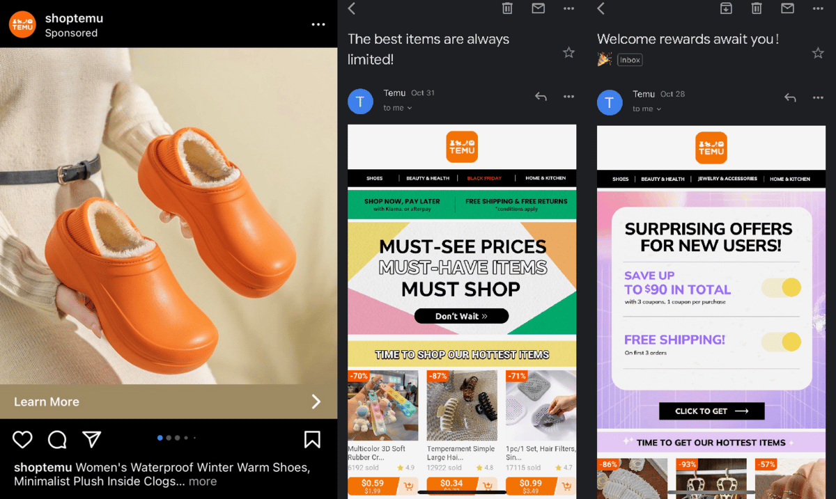 Temu Climbs the US App Store - by Turner Novak 🍌🧢