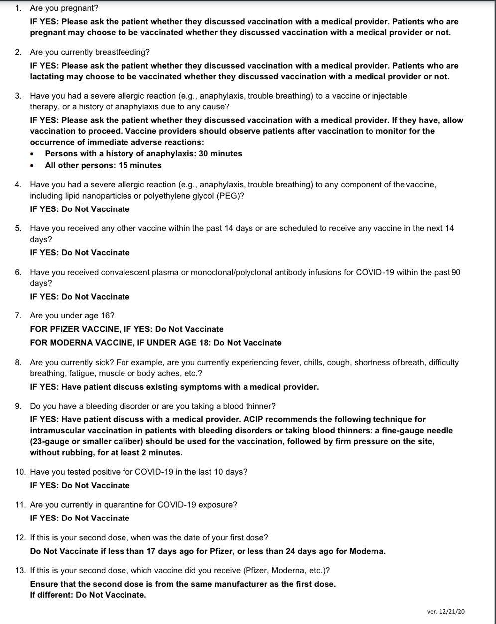 A short post on how fake informed consents were obtained for COVID ...