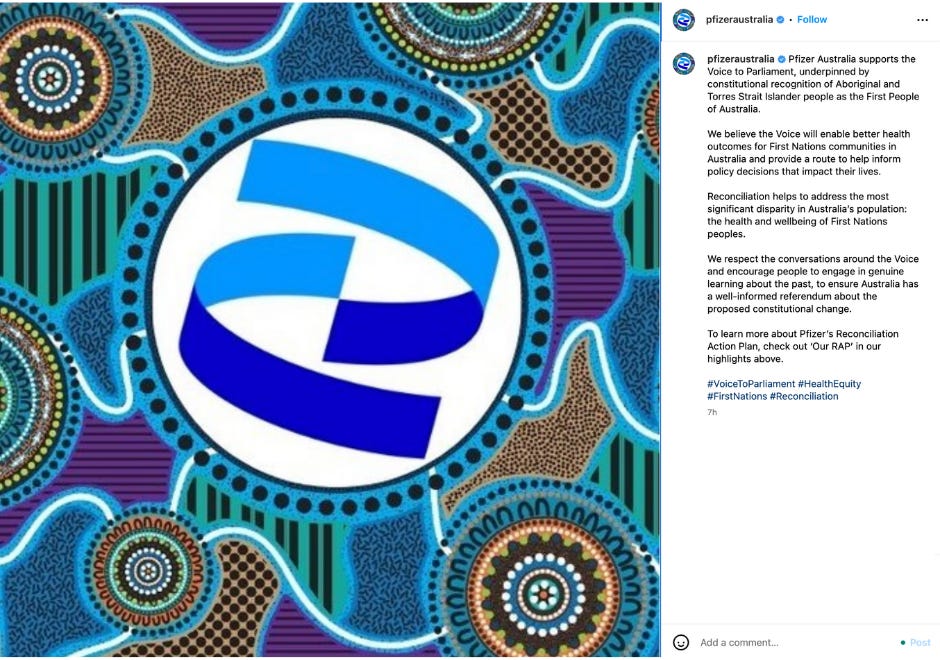 RED FLAG 🚩 Pfizer advocates for constitutional change in Australia ...