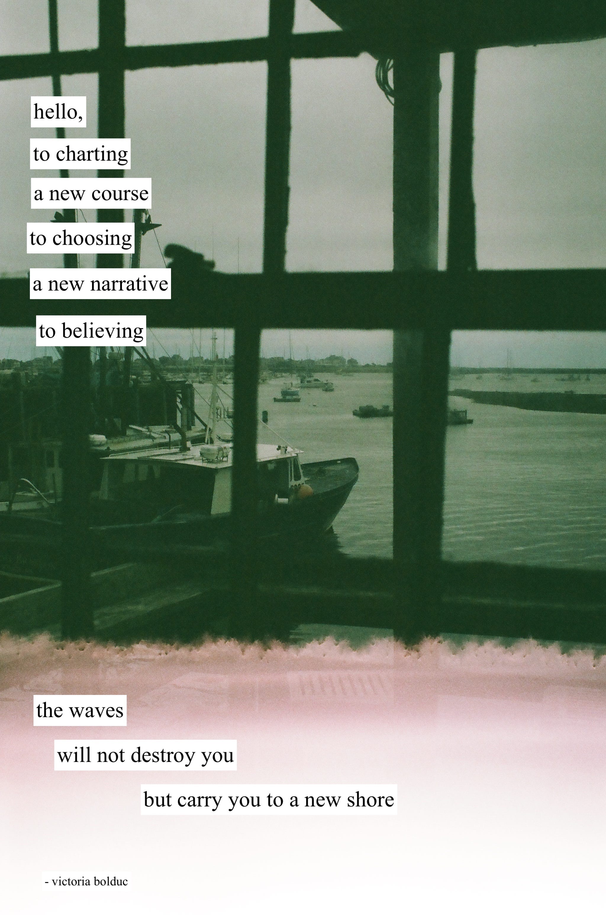 027. [POEM] hello, to charting & choosing