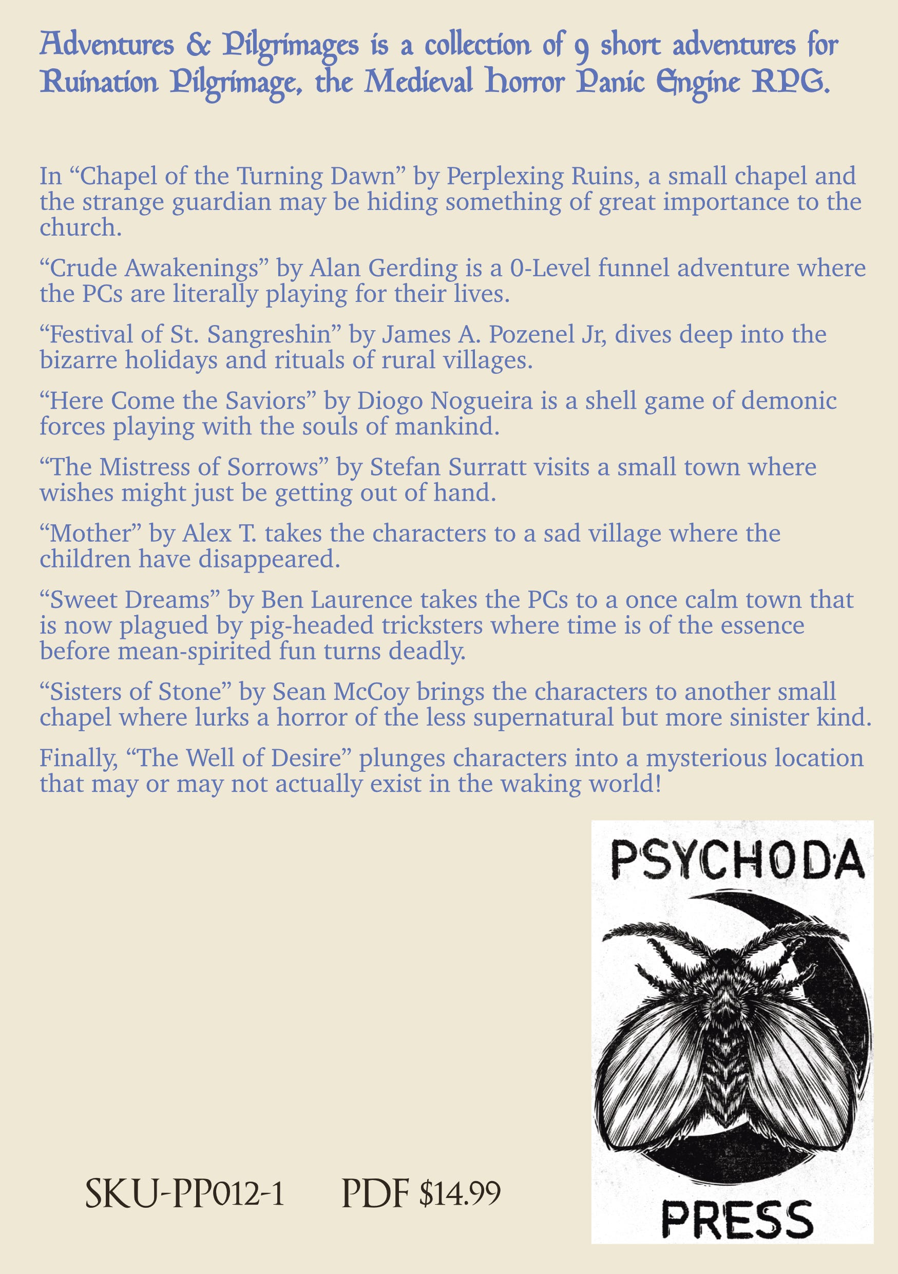 Ruination Pilgrimage: The Mistress of Sorrow