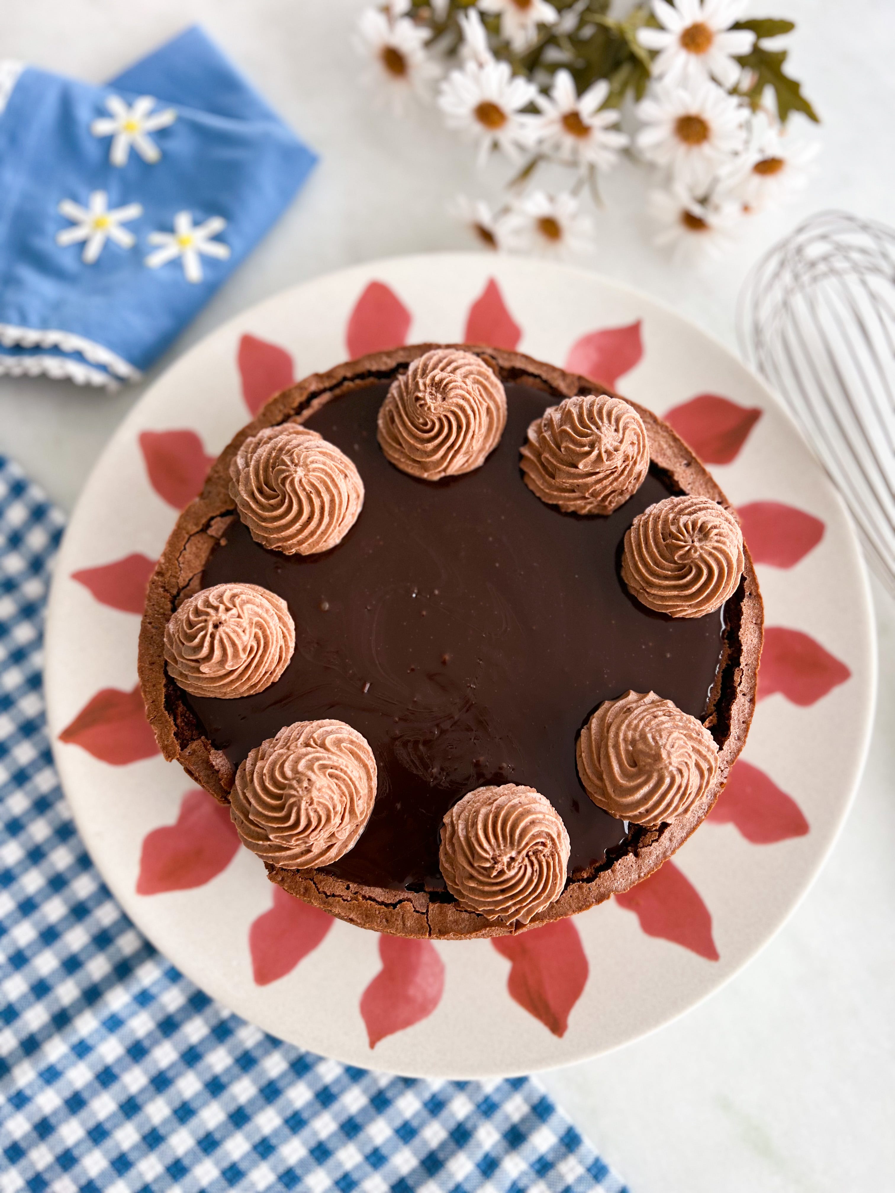 Torta de avelã e chocolate - by Otavia Sommavilla